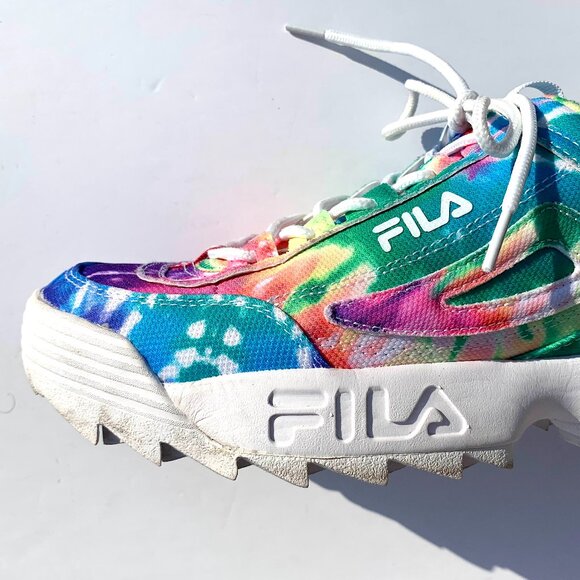 Fila | Shoes | Womens Fila Disruptor Ii Tie Dye Chunky Platform ...